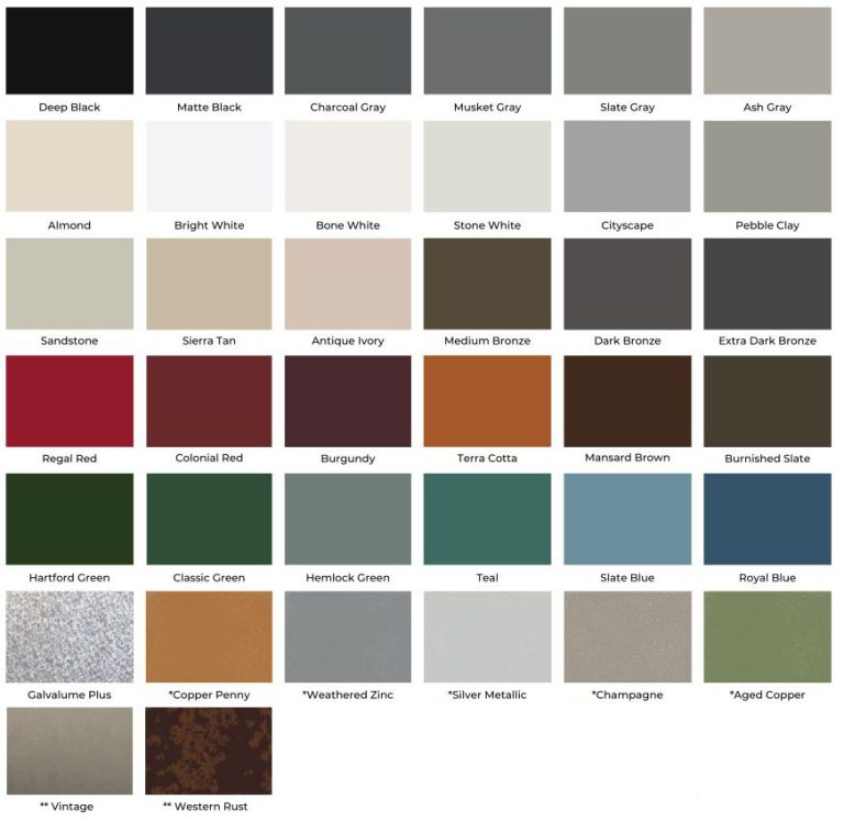 Standard-Color-Swatch-Sheet-updated1.17.25 | Spengler Industries