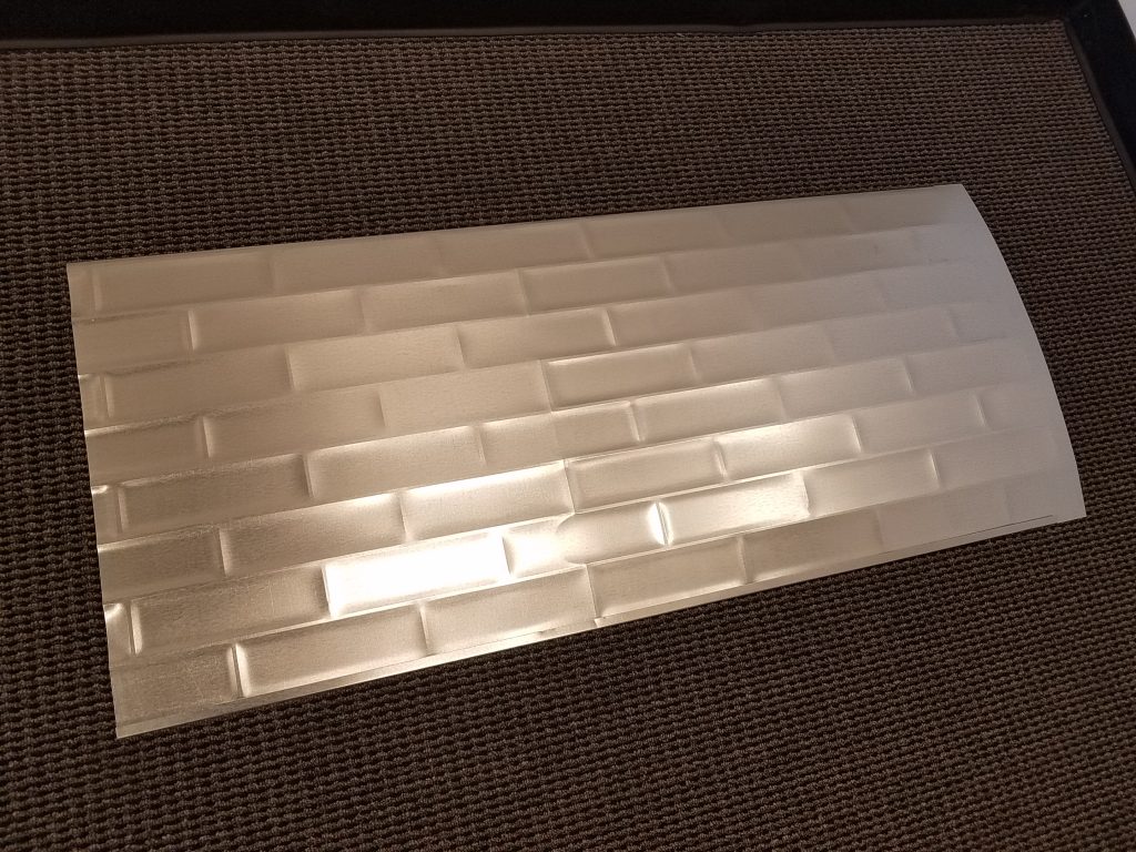 Pressed metal subway tile panels 12 | Spengler Industries