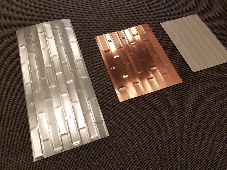 Pressed metal subway tile panels 3 | Spengler Industries