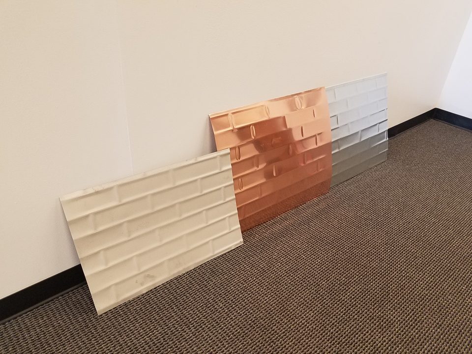 NEW! Pressed metal Subway tile panels | Spengler Industries