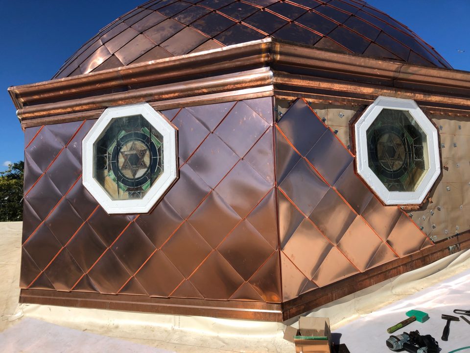 Copper Shingle Dome for the Jewish Museum of Florida | Spengler Industries