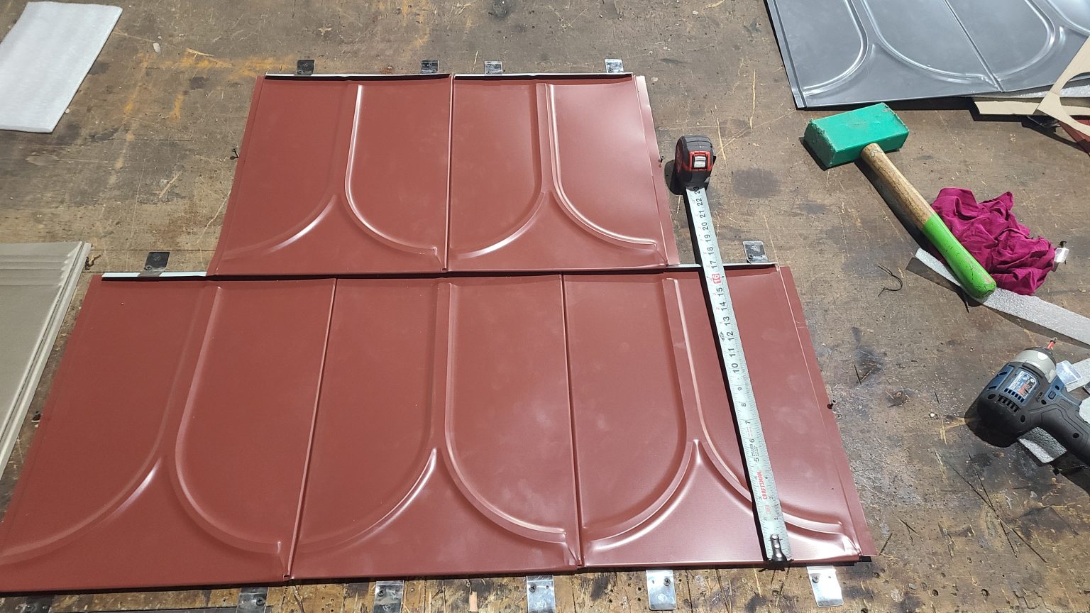 Custom pressed metal shingles for historic replications or new designs ...