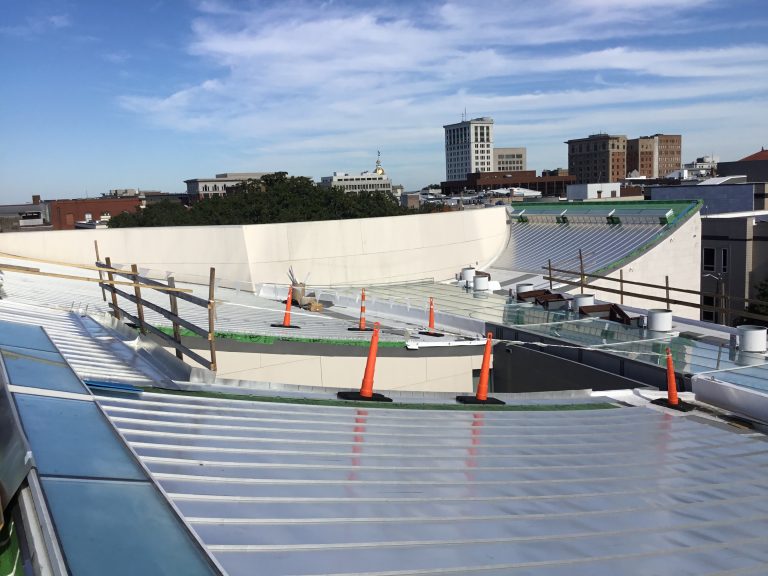 terne-metal-roof-installed-on-concave-surface | Spengler Industries