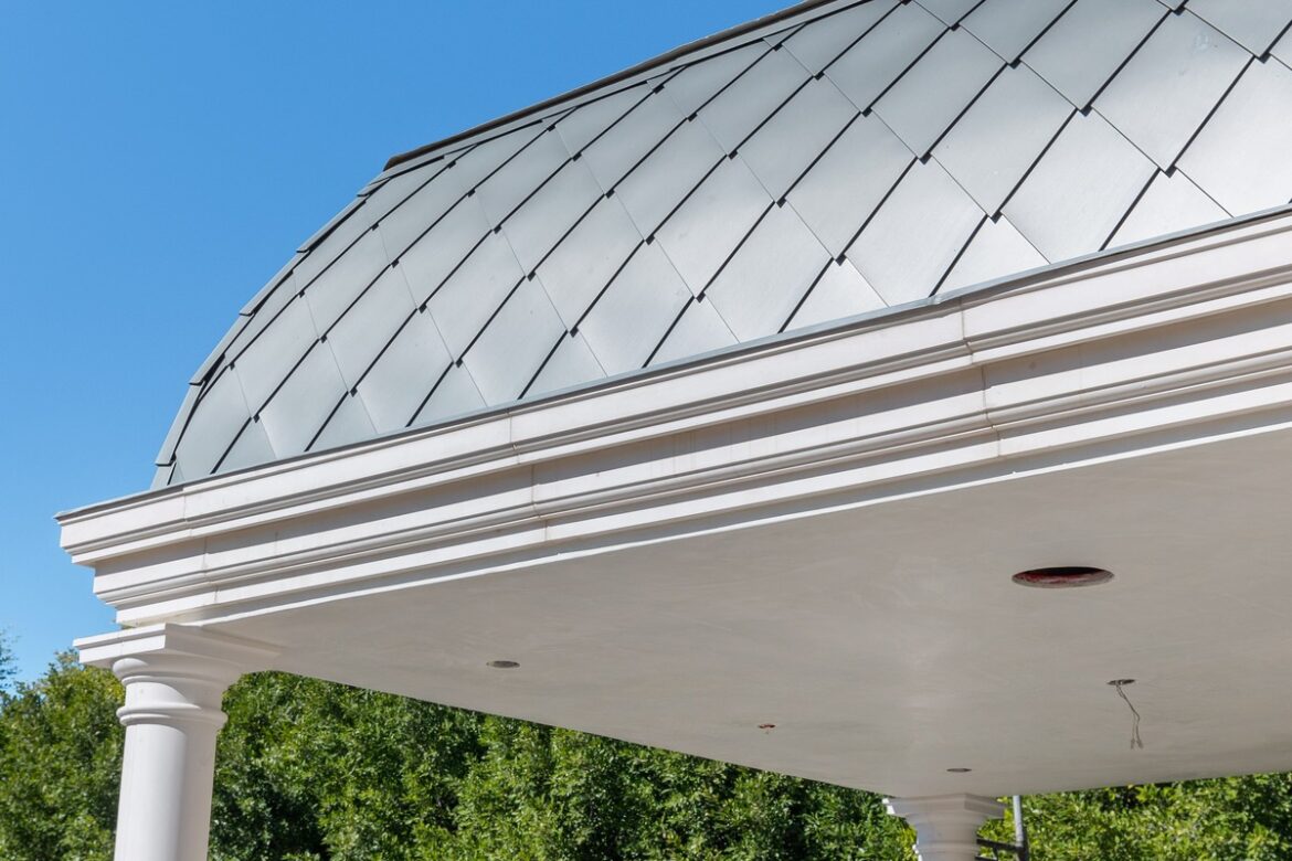 A Mesmerizing Zinc Roof Adorned with Diamond Shingles in Beverly Hills ...