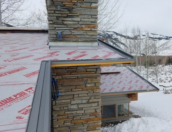 Copper shingles on turret with dormer | Spengler Industries